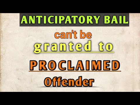 Declared Proclaimed Offender (भगोड़ा) can't be granted Anticipatory Bail