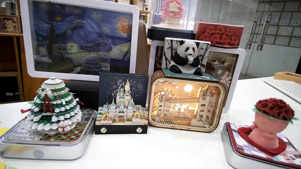 3D Memo Pad Calendar and Light Box