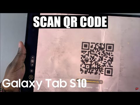 How To Scan QR Code On Samsung Galaxy Tab S10 / S10 Ultra