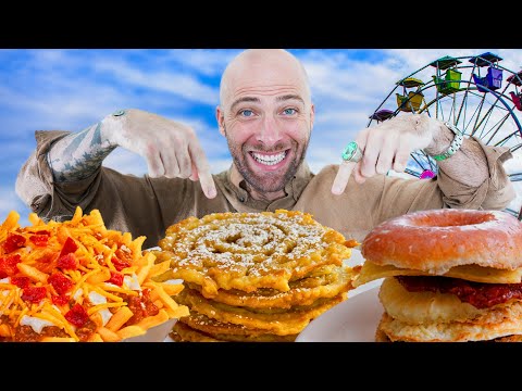 Miami Fair Food!! Florida's Craziest Food Tour!!