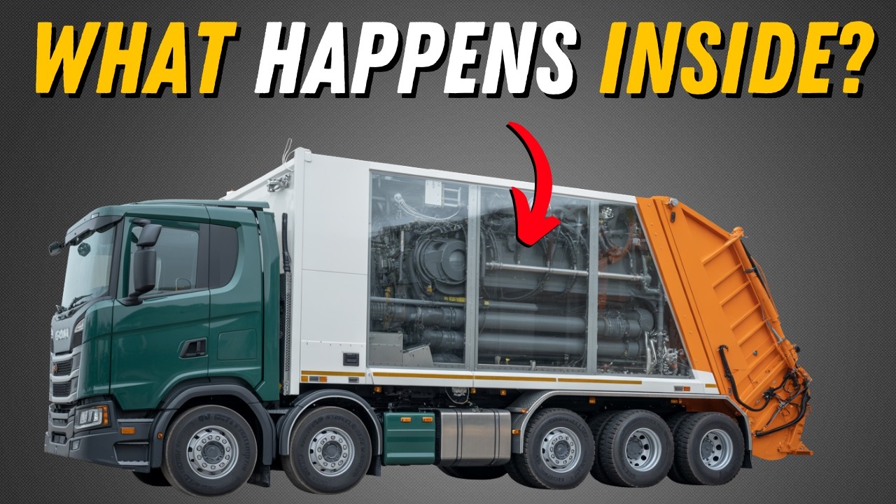 What REALLY Happens Inside a Garbage Truck?
