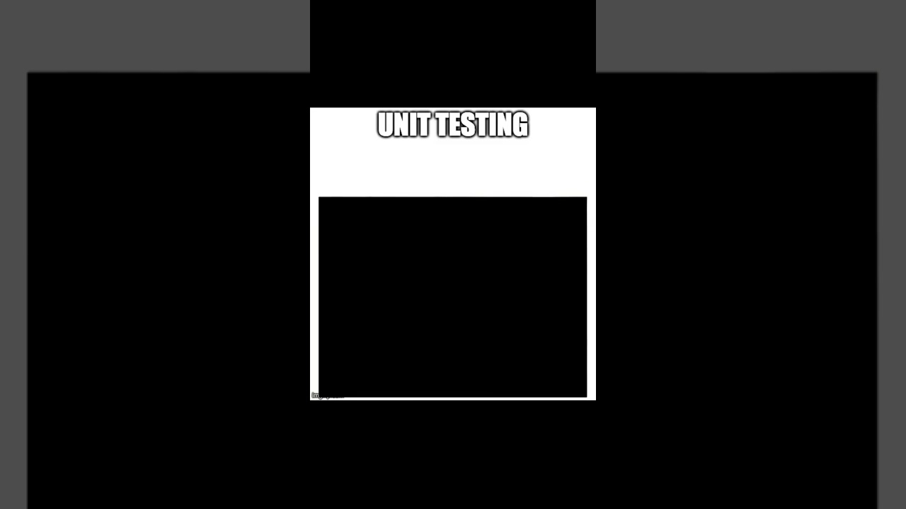 No unit testing #programmerhumor #shorts #short