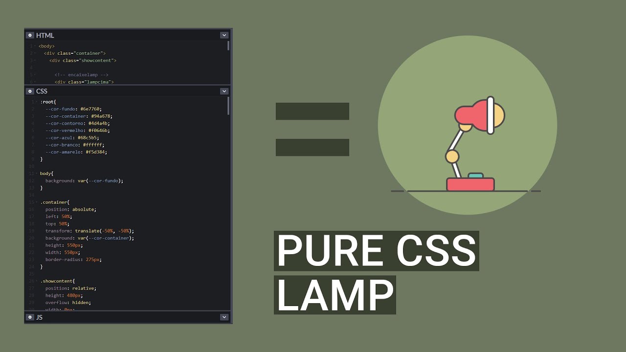Pure CSS   Lamp
