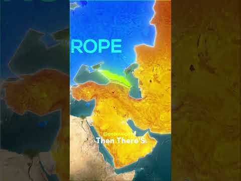 How exactly do Europe and Asia separate? 😱🔥🤔