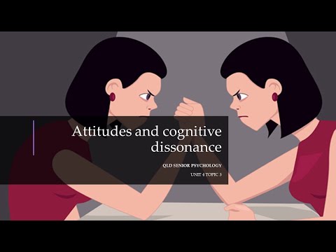 Attitudes and Cognitive Dissonance