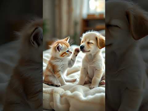 Cutest Cat and Dog Friendship Moments Ever!