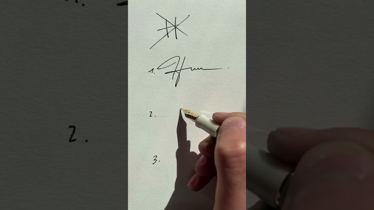 How to sign the letter H?❤️ #calligraphy #letter #signature #art #handwriting #caligrapghy #love