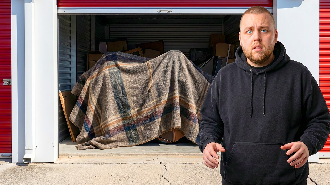 I Bought a Storage Unit with a Blanket Covering EVERYTHING! Look What Was Hidden In The Back!