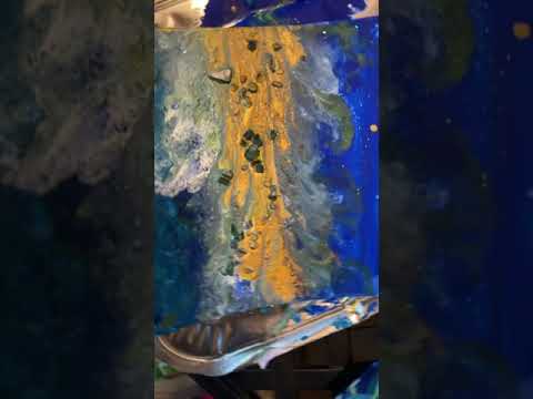 Acrylic pour by Whimsy Rae's Artistry Dimension in Mind
