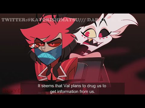 Angel Dust and Alastor Capture By Valentino! (Hazbin Hotel Comic-Dub)