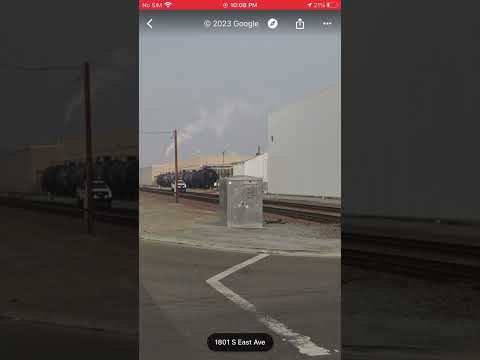 I found a High rail truck passing by Hamltion ave on in Fresno CA Google maps in Jan 2022