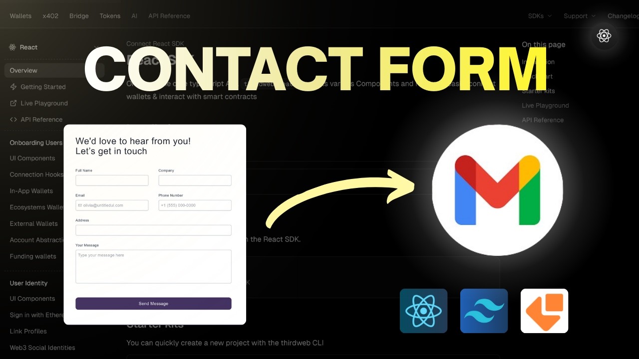 React Contact Form That ACTUALLY Works - No Backend Required! (2026)