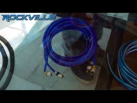 Unboxing Rockville RDA4+8K Dual 4/8 AWG Car Multi-Amp Installation Wire Kit - True-Gauge
