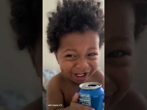 This little boy laughs like an old man 😂
