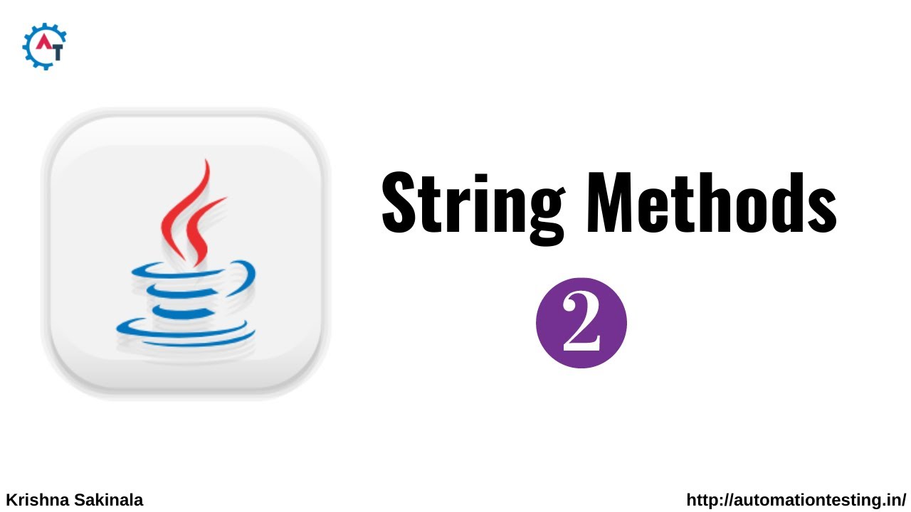 String Methods Part 2 | Java Tutorial For Beginners | String Class in Java | Java Strings