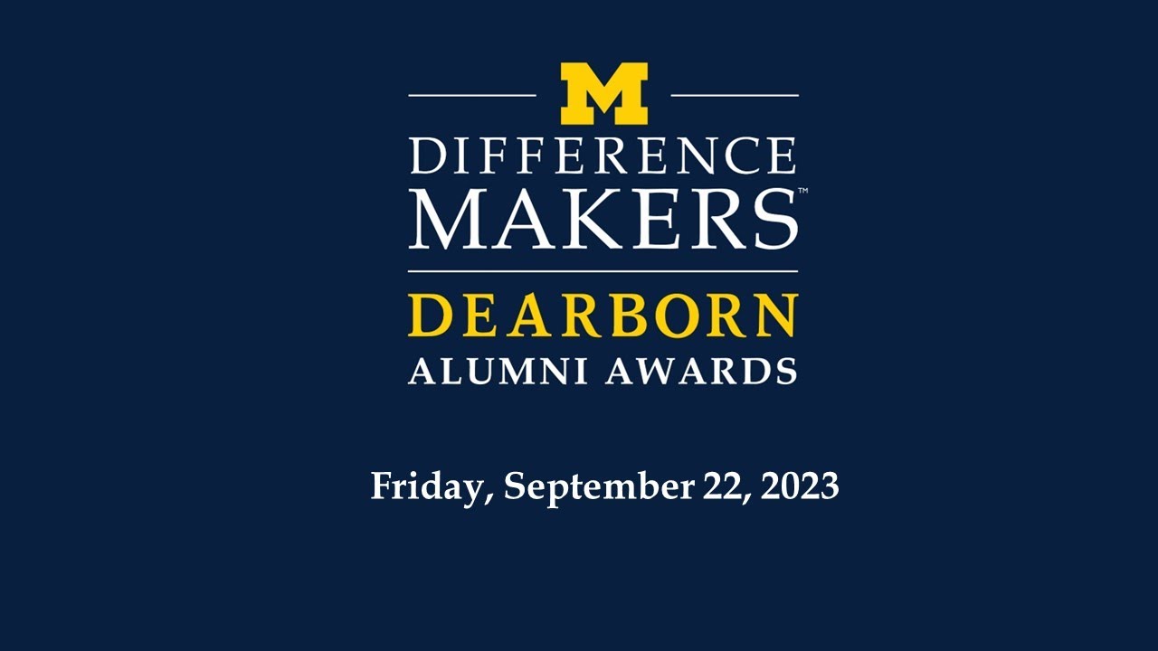 2023 Alumni Difference Makers Awards Ceremony, September 22