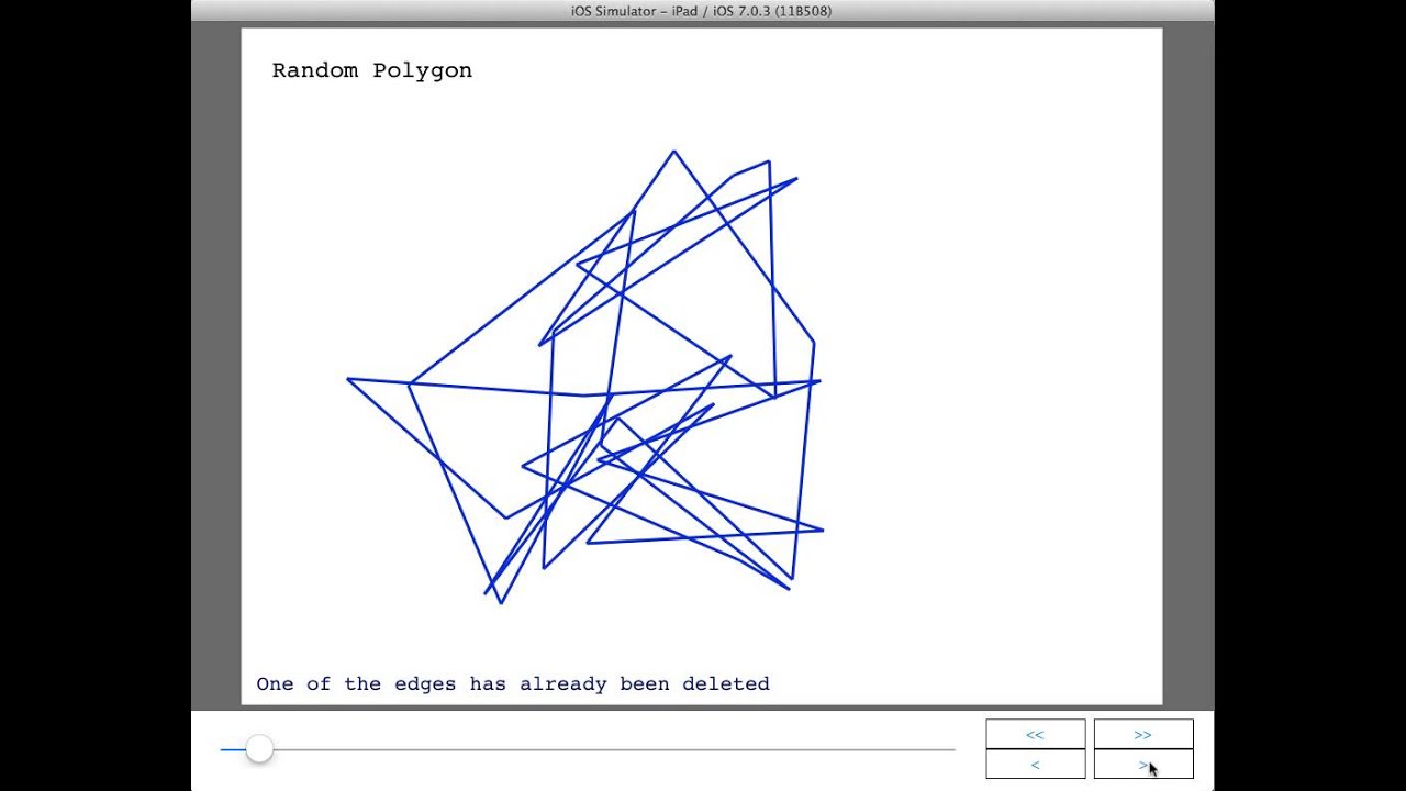 Generating a random nonconvex polygon