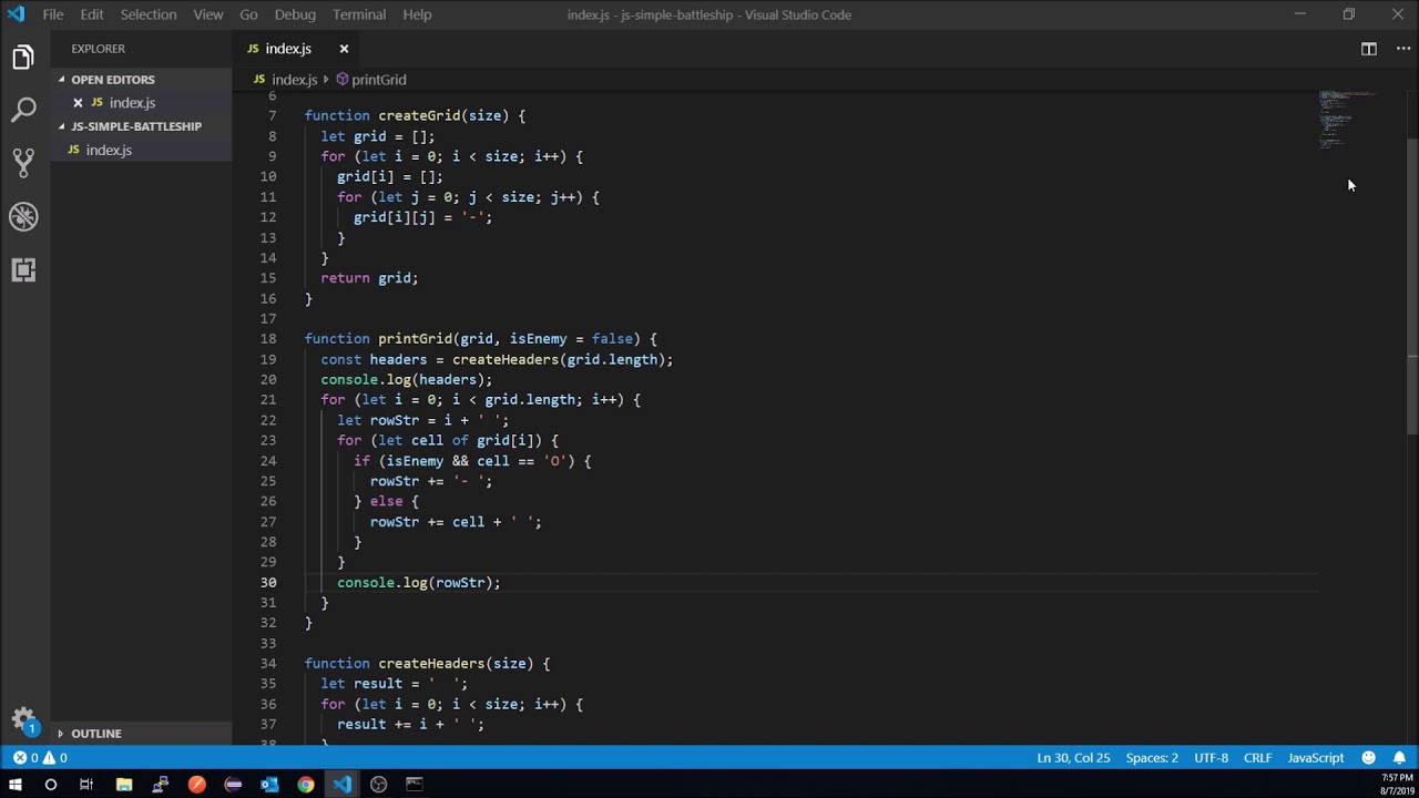 JavaScript Simple Battleship Tutorial
