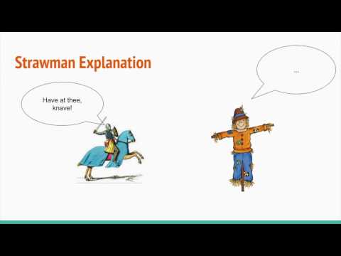 Strawman and Ad Hominem