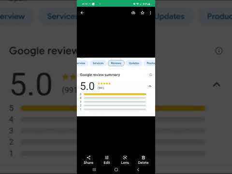 1000 5 star Google reviews
