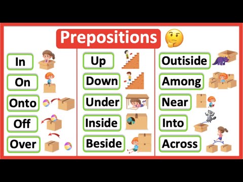 Prepositions in English 🤔 | Vocabulary lesson | Learn with examples