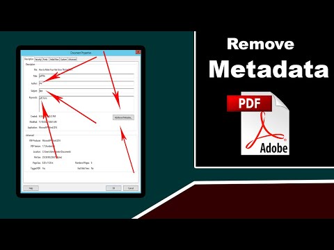 How to Remove Metadata from PDF with Adobe Acrobat Pro 2020