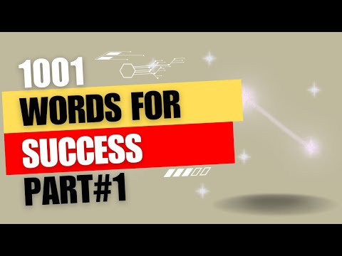 1001 words for success | part one | Synonyms ,Antonyms , Homonyms
