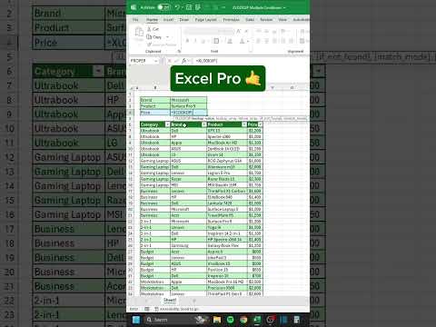 XLOOKUP w/ Multiple Criteria‼️ #excel