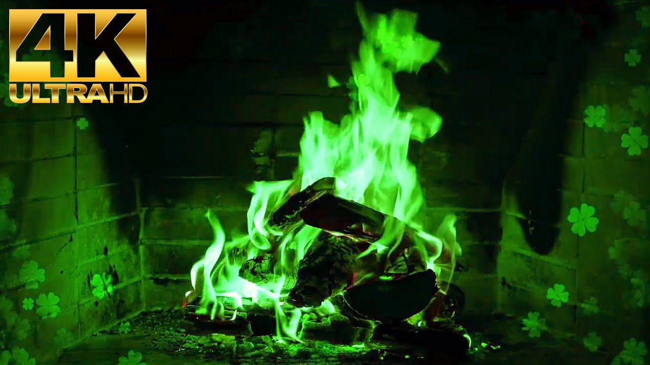 SAINT PATRICK'S FLAMES! (4K UHD) 12 HOURS