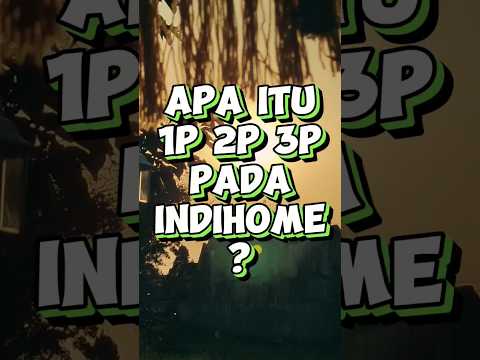 PENJELASAN 1P 2P DAN 3P DI INDIHOME!