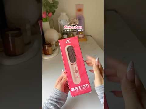 NexLev Cordless Hair Straightener Brush – Style Anytime, Anywhere!