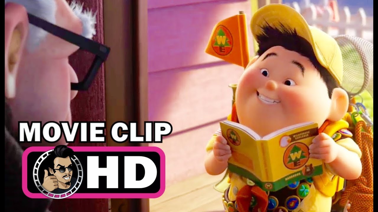 UP Movie Clip - Meet Russell (2009) Disney Pixar Animated Movie HD