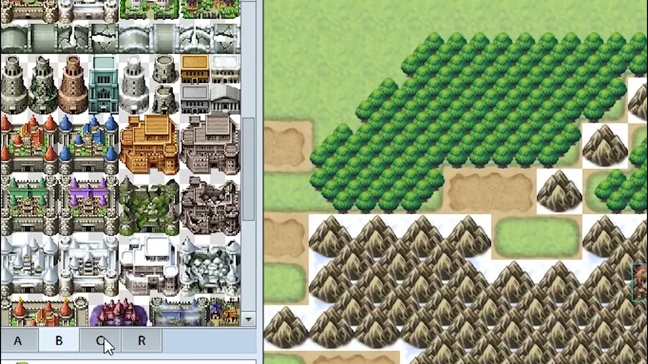 LET'S LEARN RPG Maker MV - Tutorial part 1   Drawing The Map!
