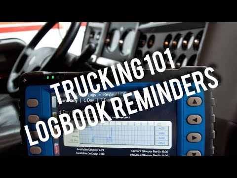 Trucking 101 - A Log Book Lesson