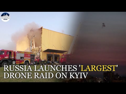 Ukraine crisis: 'Largest' Russian drone strikes launched on Kyiv on foundation anniversary day