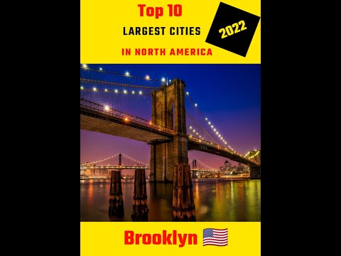 Top 10 largest cities in North America in 2022 l #shorts
