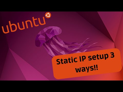 How to set a static IP Ubuntu 22.04 LTS (3 ways)