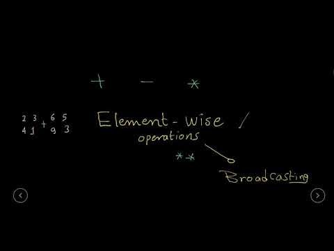 Learn Numpy Element Wise Operators and Broadcasting {بايثون بالعربى} - Mind Luster