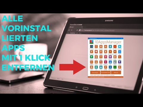 Alle vorinstallierten Apps mit 1 Klick entfernen - Windows 10