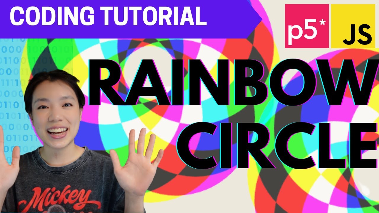 p5.js Coding Tutorial | Rainbow Circles