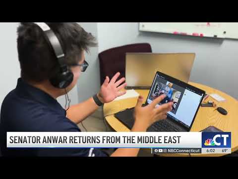 CT State Senator back in New England after being stuck in Middle East amid airstrikes