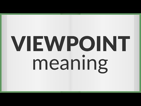Viewpoint | meaning of Viewpoint