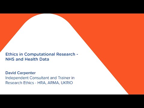 Ethics in Computational Research - Health and Social Care Data