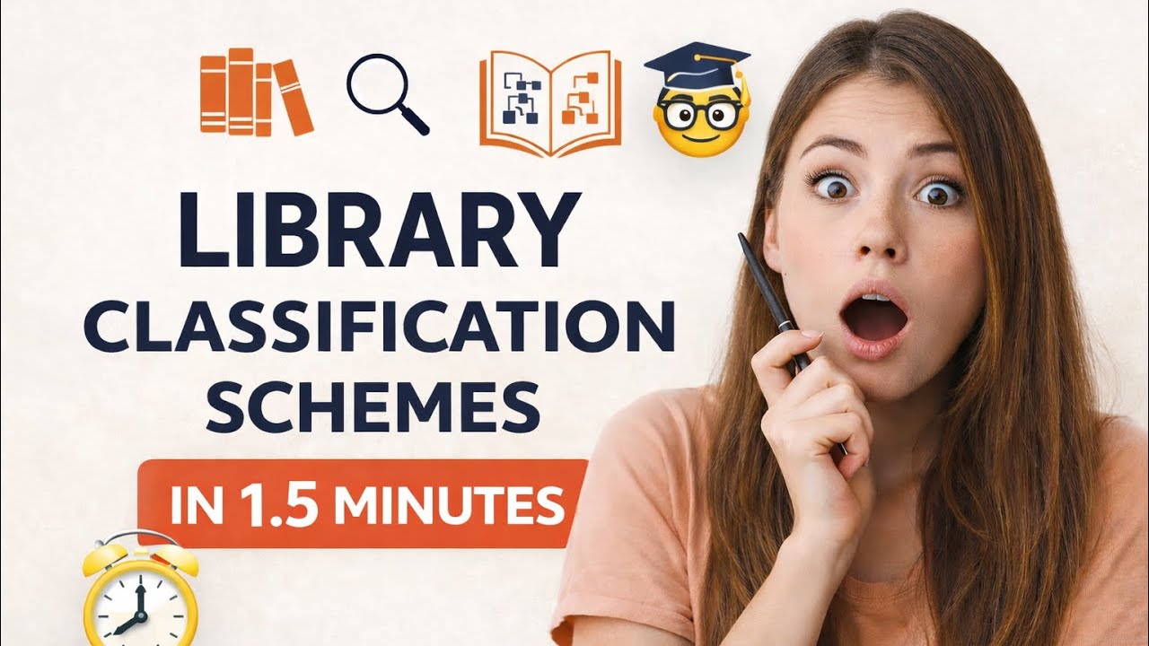All Library Classification Schemes in 1.5 Minutes🤯 (EC, SC, BC, LC, BBK)#libraryscience#drbraou#sem1