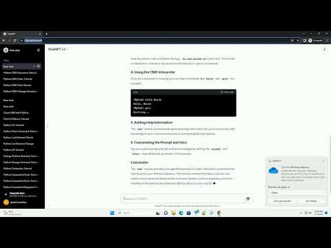 python cmd command windows