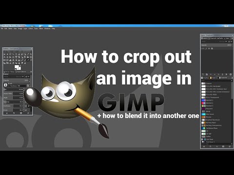How to crop out an image in GIMP 2.1 - Explained in less than 5