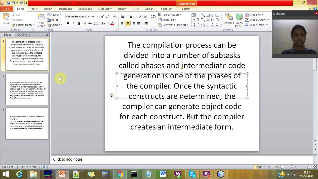 Intermediate Code Generation