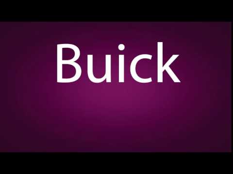 How to pronounce Buick