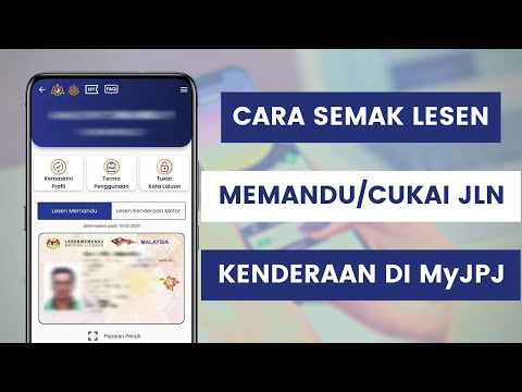 Cara Semak Lesen Memandu Dan Cukai Jalan Kenderaan Di MyJPJ App I Roadtax LKM Digital