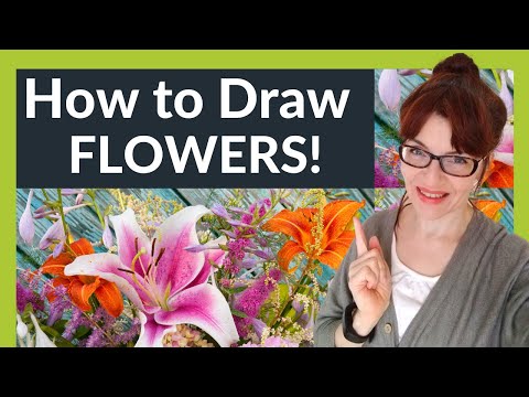 How To Draw Flowers For Beginners (12 EASY tips!)